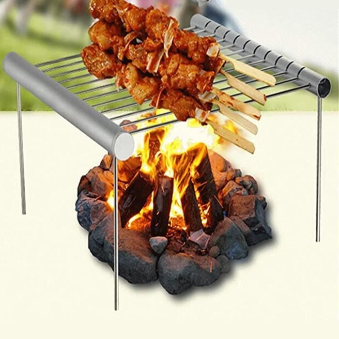 Barbecue Grill - BARBECUE - Portable - Pieds détachables - Acier ...