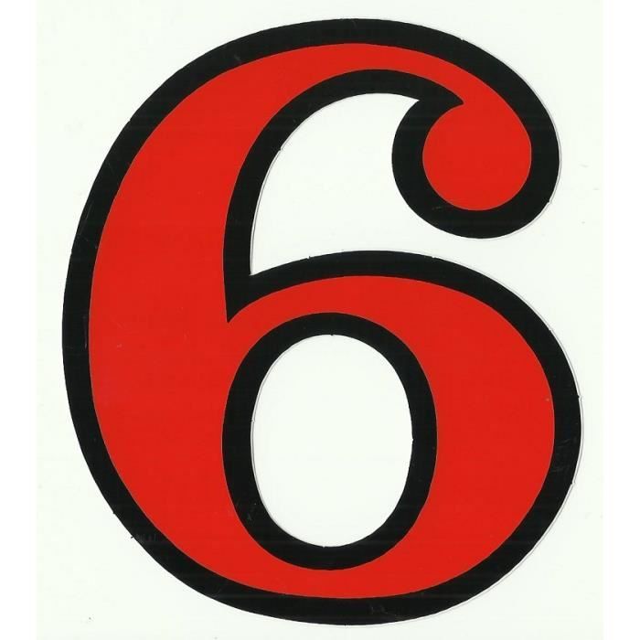 Numéro 2 Rouge Et Noir