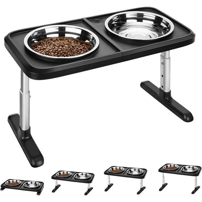 Gamelle Chien Surélevée (2 x 8L), Porte Gamelles pour Grand Chien ...