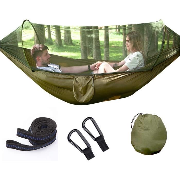 Hamac De Camping Avec Filet Hamacs Accrochants Légers Automatiques D ...