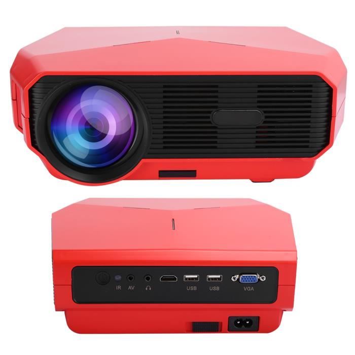 URB Projecteur 4K Projecteur connecté à un téléphone portable pour la fourniture de bureau de ...