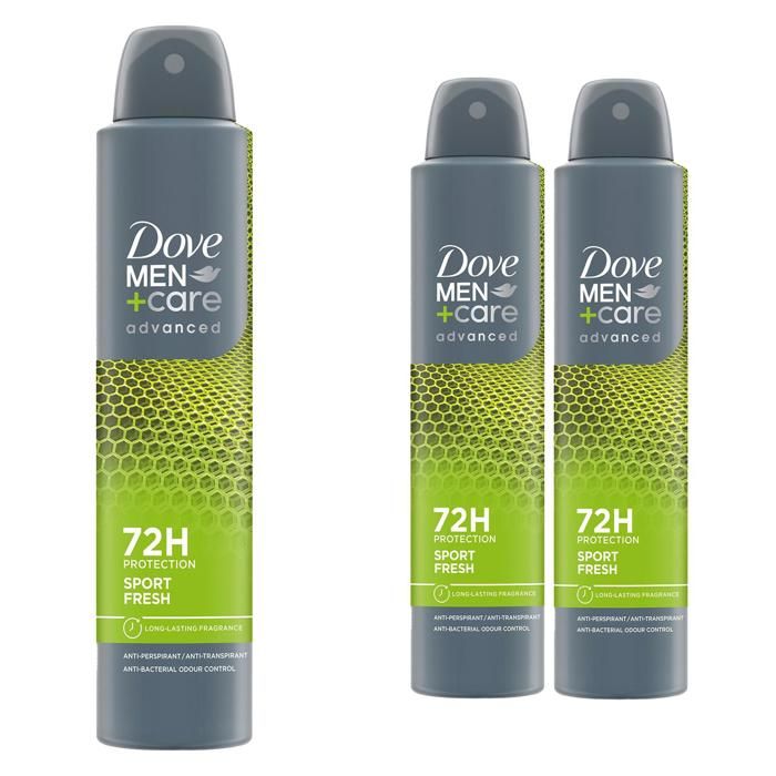 Dove Anti-Perspirant Men+Care Advanced Sport Fresh 72H Protection Deo ...
