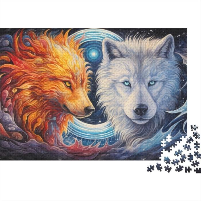 Puzzle Wolf Wave Sunset Puzzles Créatifs Pour Adultes Puzzles 500 ...