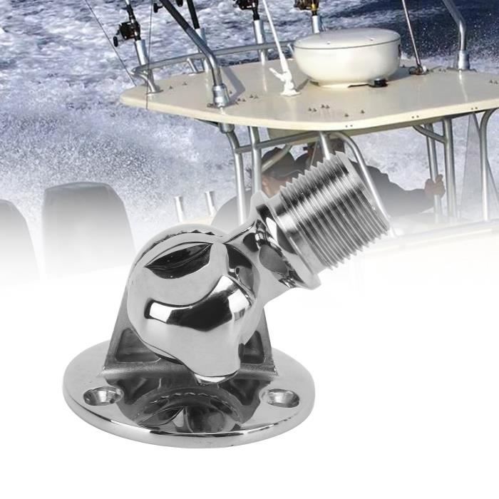 Support d'antenne marine - GOTOTOP - 25 mm - Acier inoxydable 316 ...