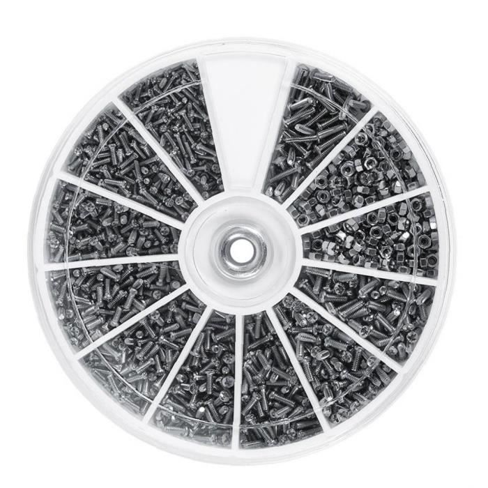 Vis Electronics Nuts M1 M1.2 M1.4 M1.6 Vis en acier inoxydable ...