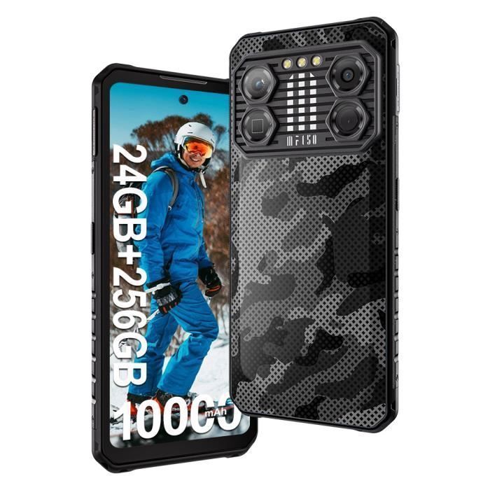 IIIF150 B2 Pro Smartphone Robuste- 12Go+256Go - 10000mAh -6.78"FHD+ ...