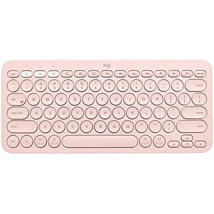Logitech K380 Clavier Bluetooth QWERTY Italien Rose - Cdiscount ...