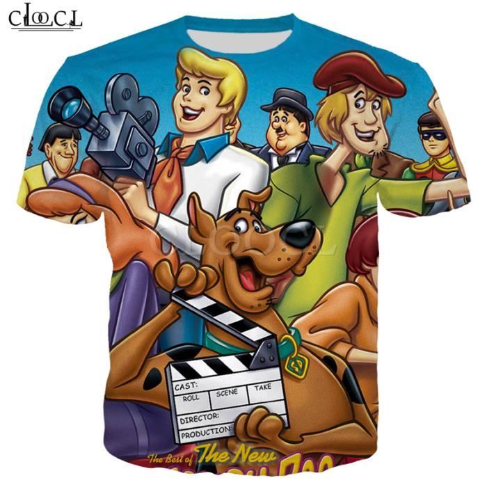 Sweatshirt homme capuche,Dessin animé Scooby Doo hommes femmes t-shirts ...