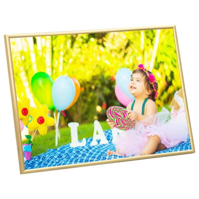 LEX Collage de cadres photo 5 pcs de table Doré 18x24 cm MDF - Qqmora ...