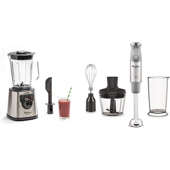 Perfect Mix + Blender Haute Vitesse 1200 W Bol Verre 2L 3 Programmes ...