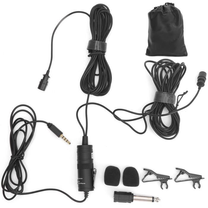Shipenophy Mini microphone BOYA BY‑M1DM Microphone d'Interview Micro à ...