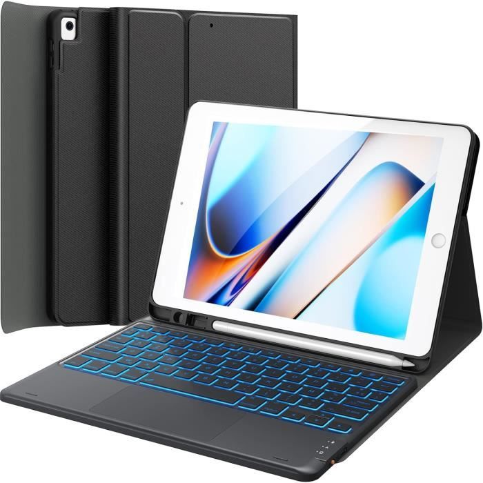Clavier Pour Ipad 9Eme Generation, Clavier Ipad 10.2 9-8-7Eme ...
