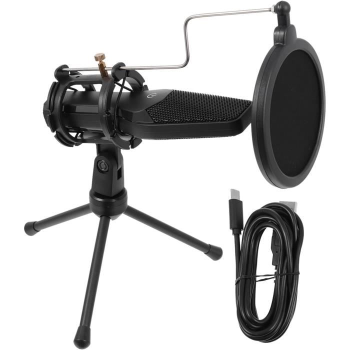 1 Jeu Microphone À Condensateur Microphone De Bureau Micro De Studio ...