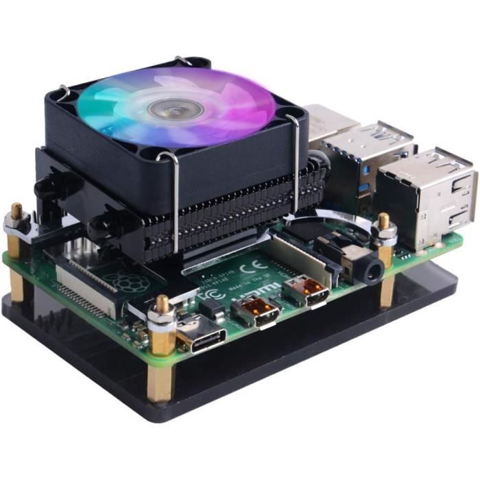 Raspberry Pi Low Profile Cpu Cooler, Raspberry Pi Horizontal Ice Tower ...