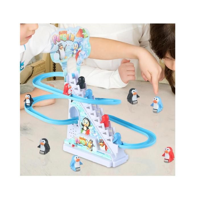 Jeu de Toboggan Pingouin Arctic Fun – Escalier Pingouin avec Pistes ...