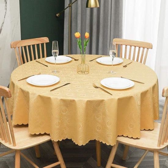 Kentop Nappe de table Nappe Ronde Anti Tache Nappe Salle à Manger ... Kentop Nappe de table Nappe Ronde Anti Tache Nappe Salle à Manger ...