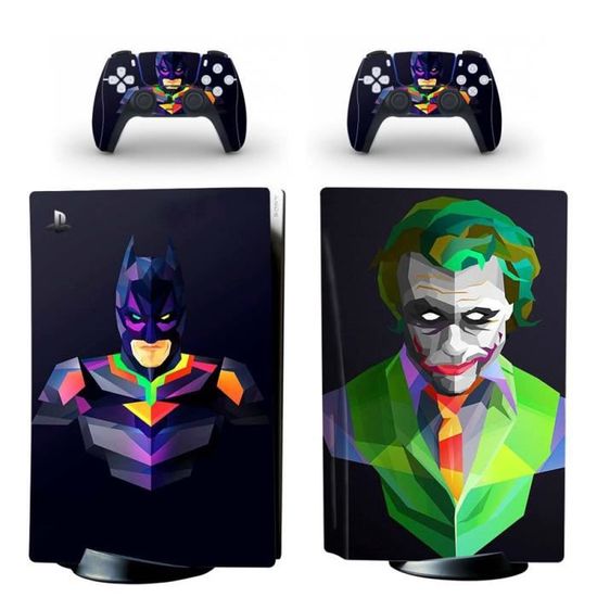 Kit Autocollants pour Console PS5, Batman Sticker Skin pour PlayStation ...