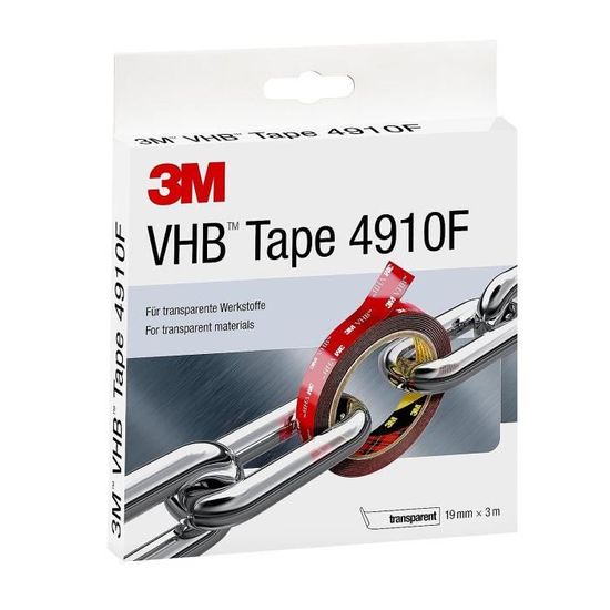 3M VHB 4910F, Ruban Adhésif Mousse Double Face - pour Créer des ...