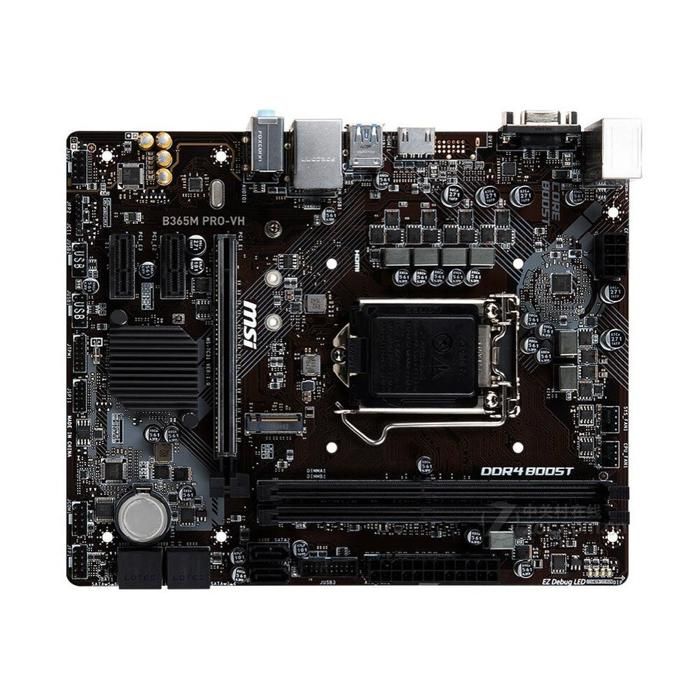 Carte mère MSI B365M PRO-VH Intel B365 LGA 1151 2xDDR4 SDRAM 32 Go ...