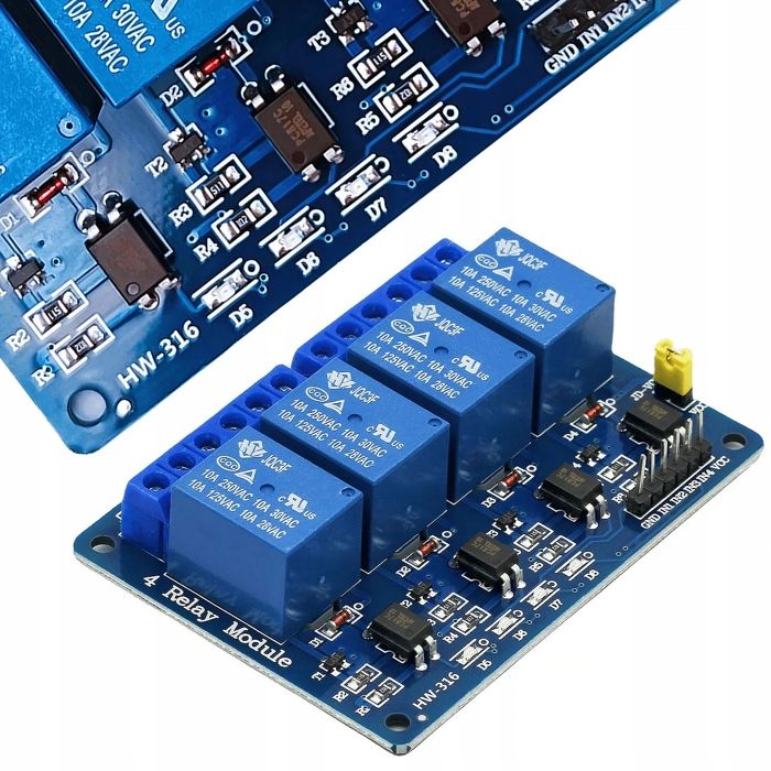 Module relais Arduino Rosfix 4 canaux 24 V - Cdiscount Bricolage