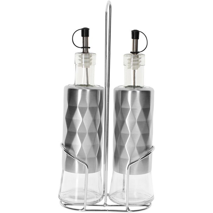Bouteilles en Inox - CHEFFINGER - 2x320ml - Verre et Inox Brossé ...