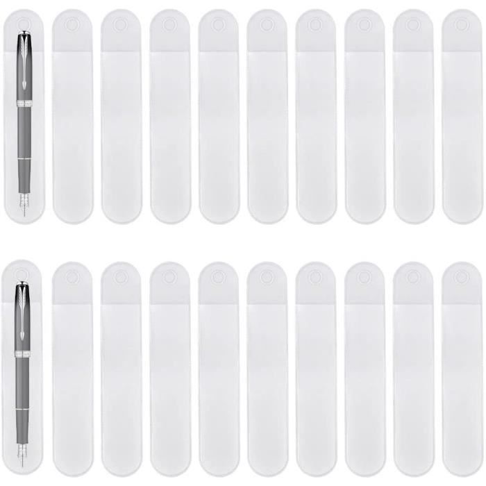 20 Pièces En Plastique Unique Stylo Étui Universel Porte-Stylo Crayon ...