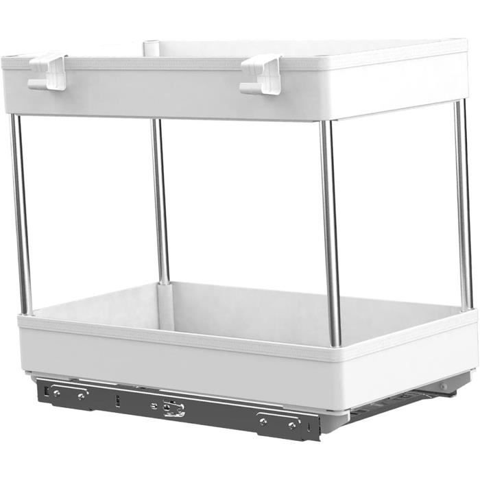 Sous Évier Étagère Coulissante Conteneur Maquillage Conteneur Support ...