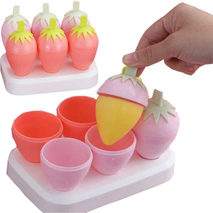 2PCS Mini Ice Pops Moule Moule À Popsicle Moules à Glaces Popsicles de ...