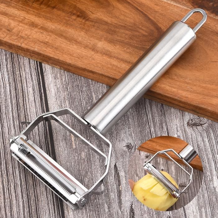 Econome,Double éplucheur de fruits et légumes,coupe Julienne,râpe à ...