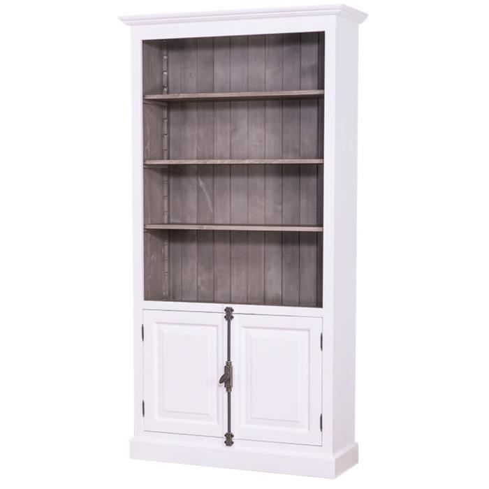 Casa Padrino country style bookcase white / dark brown 109 x 40 x H ...