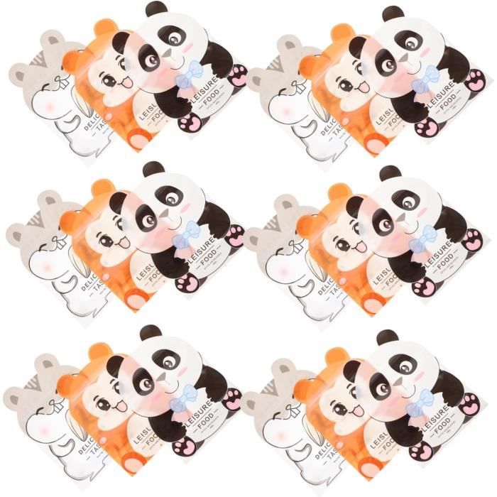 50 Pièces Sac De Dessin Animé Sacs À Desserts Sac À Cupcakes Avec ...