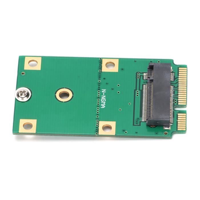Adaptateur MSATA Carte adaptateur M.2 NGFF SSD vers MSATA SSD Carte de lecteur de convertisseur ...