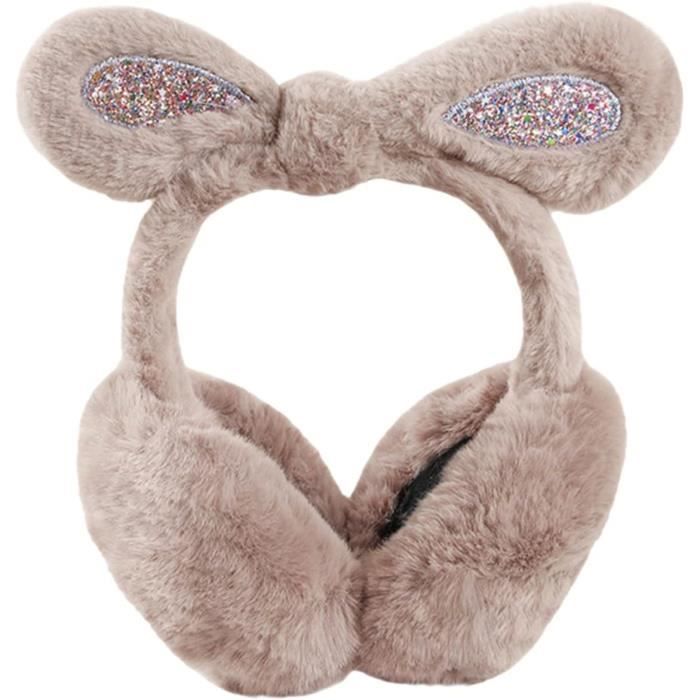Hiver Chaud Cache-Oreilles Dessin Animé Nœud Mignon Oreilles De Lapin ...
