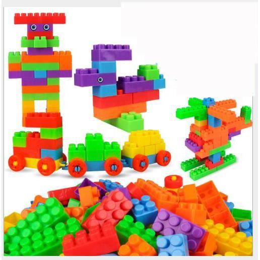 72 Pièces Bloc Jouet de Construction Enfant Jouet DIY d'apprentissage ...