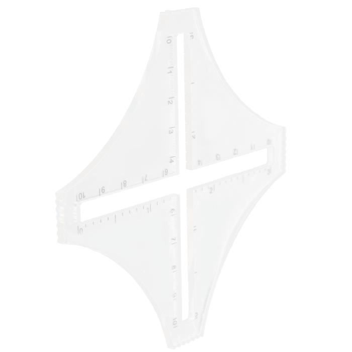 Règle de courtepointe en plastique transparent pour artisanat - FDIT ...