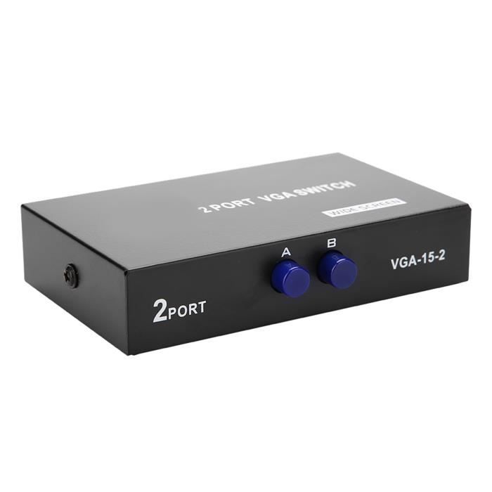 MSA 2 En 1 Sortie Vga Switcher Splitter Data Synchronisation Vga ...