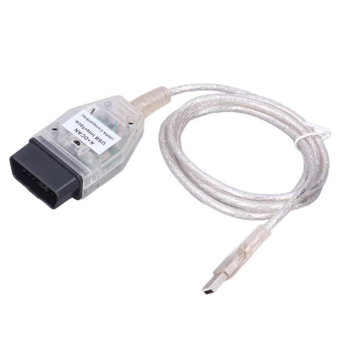 AC12224-Fdit interface de câble USB OBD2 Câble d'outil de diagnostic de ...
