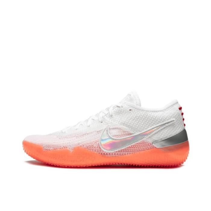 Nike kobe NXT 360 React Infrared White orange Blanc et orange ...