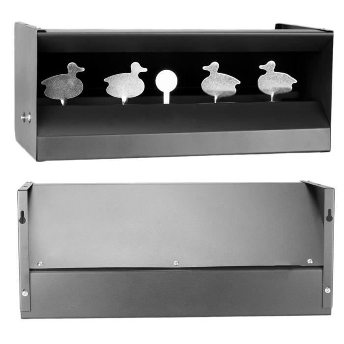 Cible de tir magnétique réceptacle à plombs avec 4+1 cibles Jeu de tir ...