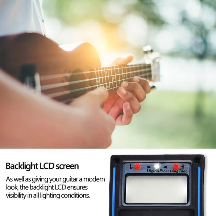 SALALIS Pickup Equalizer 5 Band Tuner pour Guitare Acoustique ...