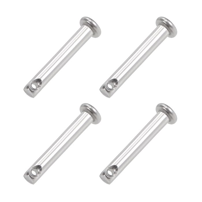 SOURCING MAP Goupille de chape à trou unique 4mm x 25mm Goupille de ...