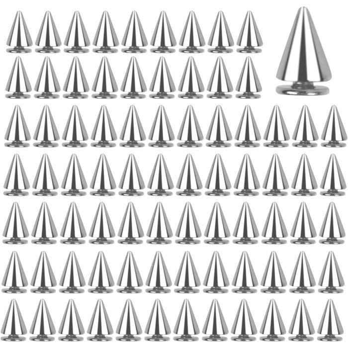 100Pcs Rivet Cône Rivets Clous Forme de Cône Rivets Clous Cône Conique ...