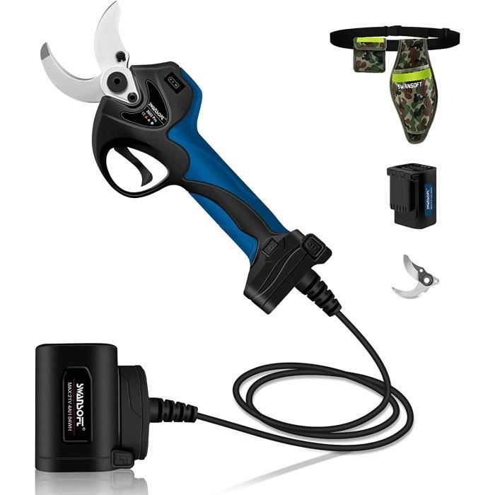 Sécateurs électriques de 40mm avec cable d’extension, sécateur à ...