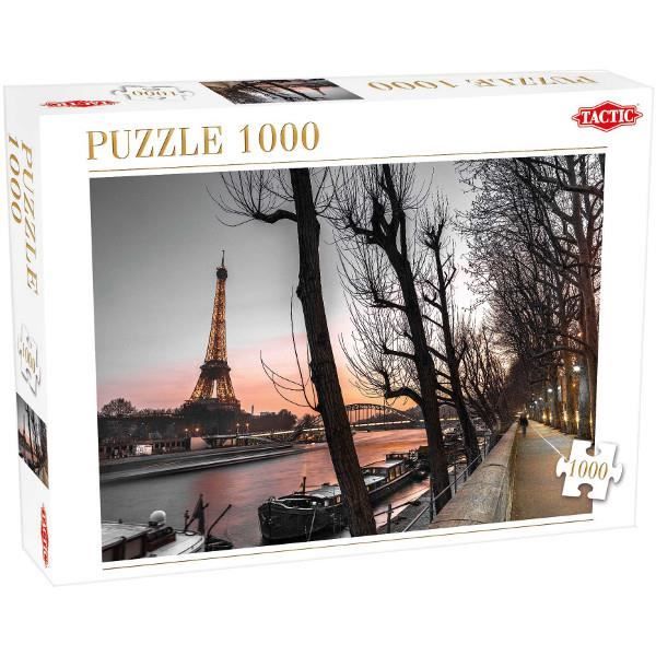 Puzzle 1000 pièces Paris et la Tour Eiffel au Crépuscule - Cdiscount Jeux - Jouets