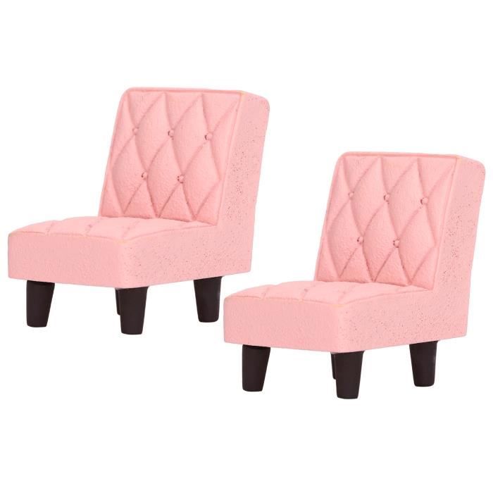 Tbest Statue de chaise rose 2 Pcs Miniature Chaise Statue Miniature ...