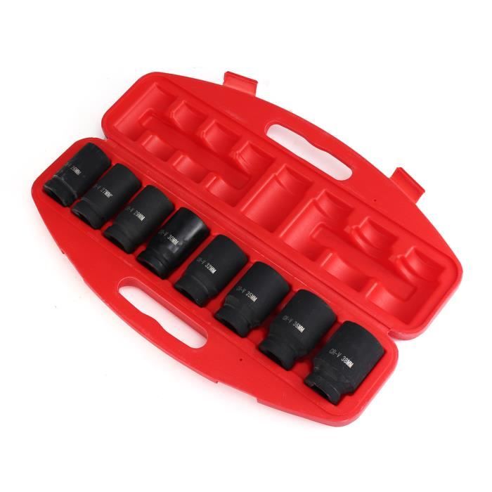 MEI Kit 8pcs Clé à Douille 3/4 pouce 8 Taille Pour Reparation Voiture ...