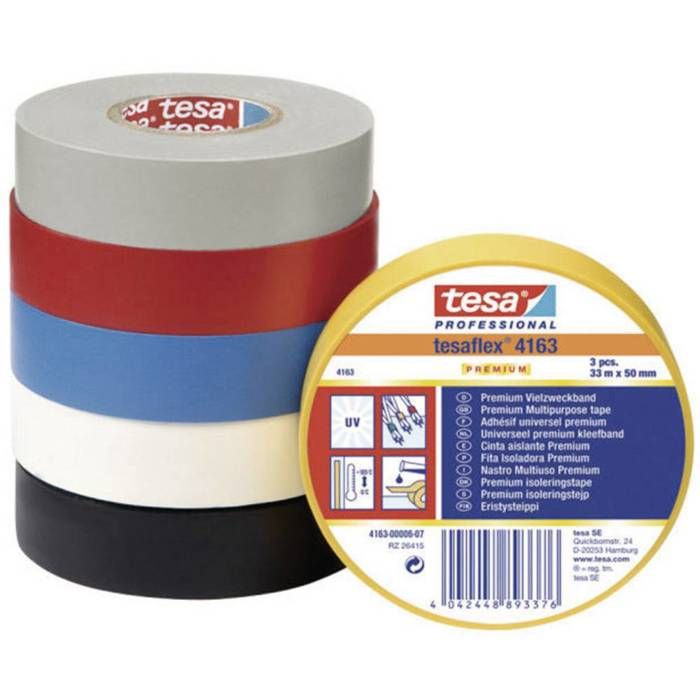 Ruban isolant tesaflex® 4163 tesa 04163-00191-92 blanc (L x l) 33 m x ...