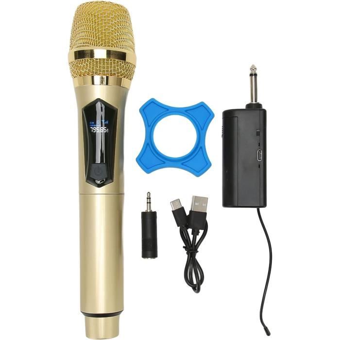 Microphone Sans Fil, Microphone Dynamique Portable, Portée De 50 Mètres ...