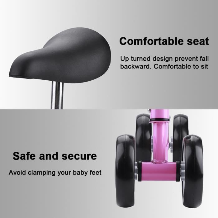 LEF Petite Draisienne en Métal Vélo Draisienne pour 1-2 Ans Bébé Vélo d ...