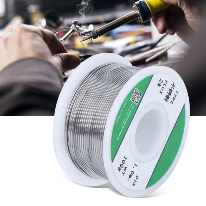 Zerone 0 mm Fil d'Étain de Fer à Souder en Acier Inoxydable Aucune ...